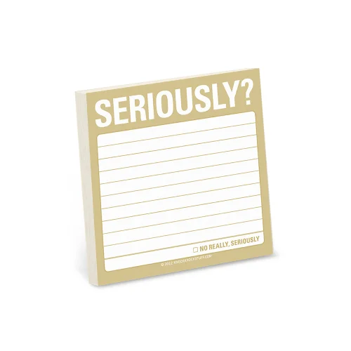 Knock Knock - Sticky Note: Seriously? | hipicon