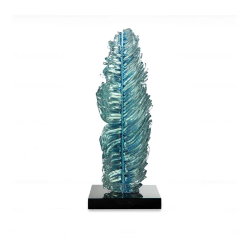 Saken Cam & Tasarım - Pine Glass Sculpture Blue | hipicon