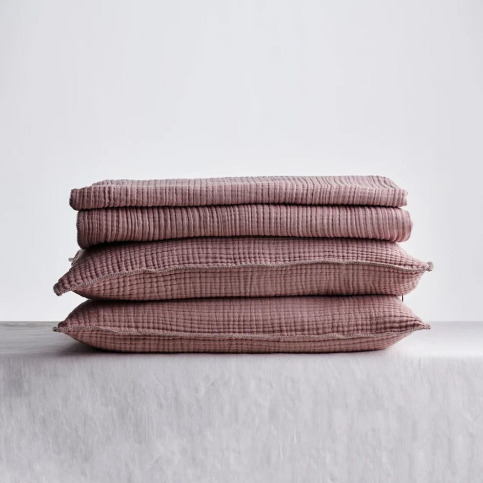 Cozier - Fluffy Cotton Pique Set 250x260 cm Dusty Rose | hipicon