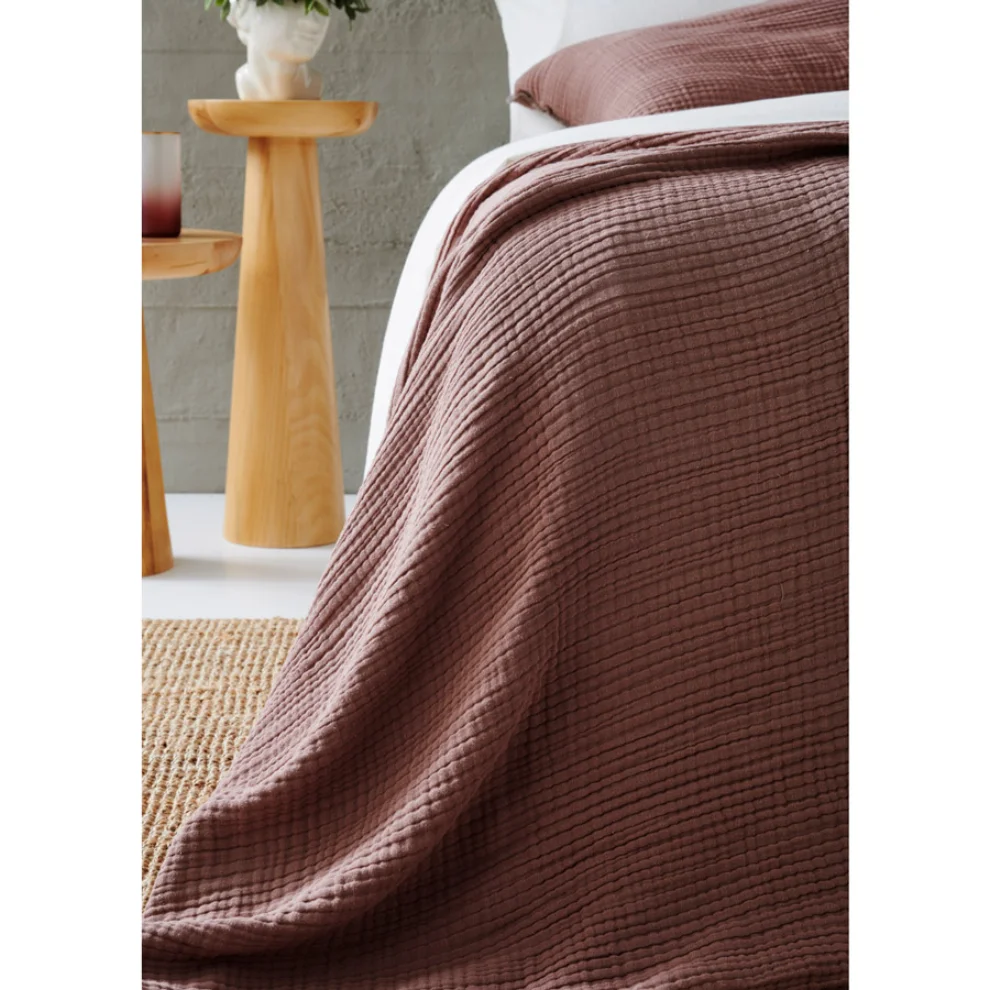 Cozier - Fluffy Cotton Pique Set 250x260 cm Dusty Rose | hipicon