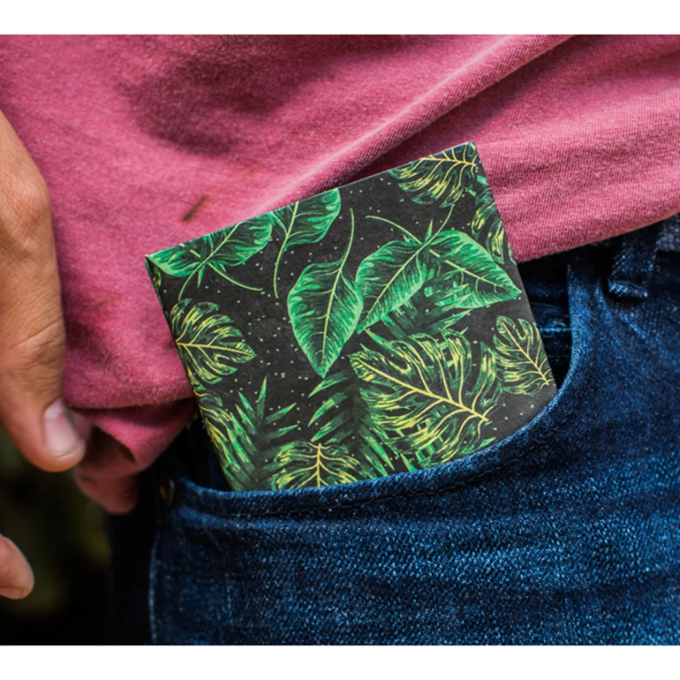 Paperwallet - Slim Wallet - Leaves | hipicon