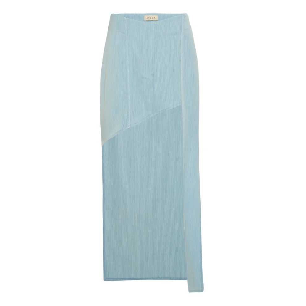 Ayera Studio - Corniglia Midi Skirt S Blue | hipicon