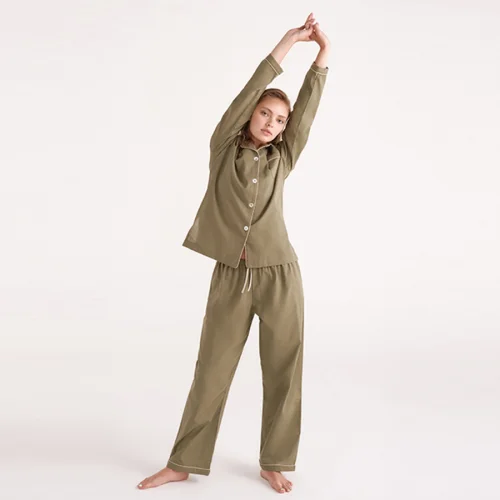 Night And Mild - Sophia PJ Set S Rust | hipicon