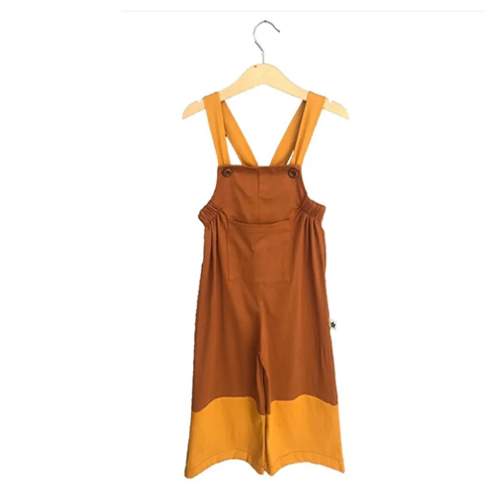 DOROANDME - Wide Leg Double Colors Hangers Overall Mustard - SOLD OUT ...