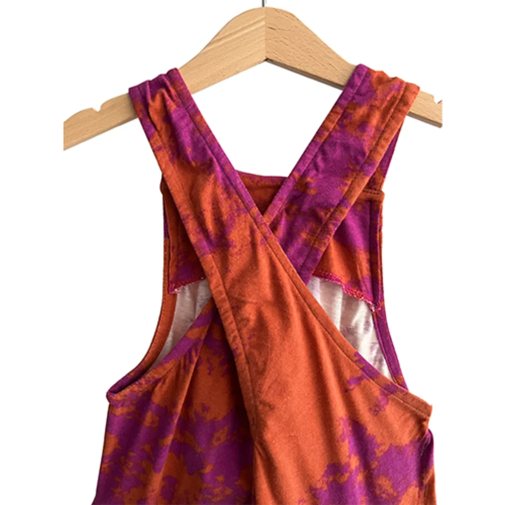 DOROANDME - Batik X Hanger Overall Purple - Orange - SOLD OUT Age 3 ...