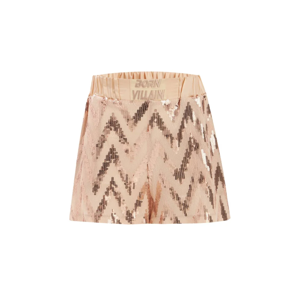 Born Villain - Nora Shorts XS-S Champagne | hipicon