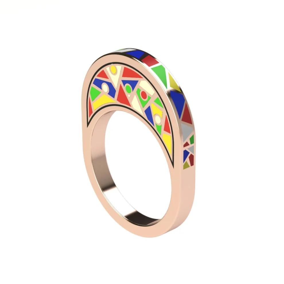 Fia Silver - Varia Ring - Il 15 Pink | hipicon