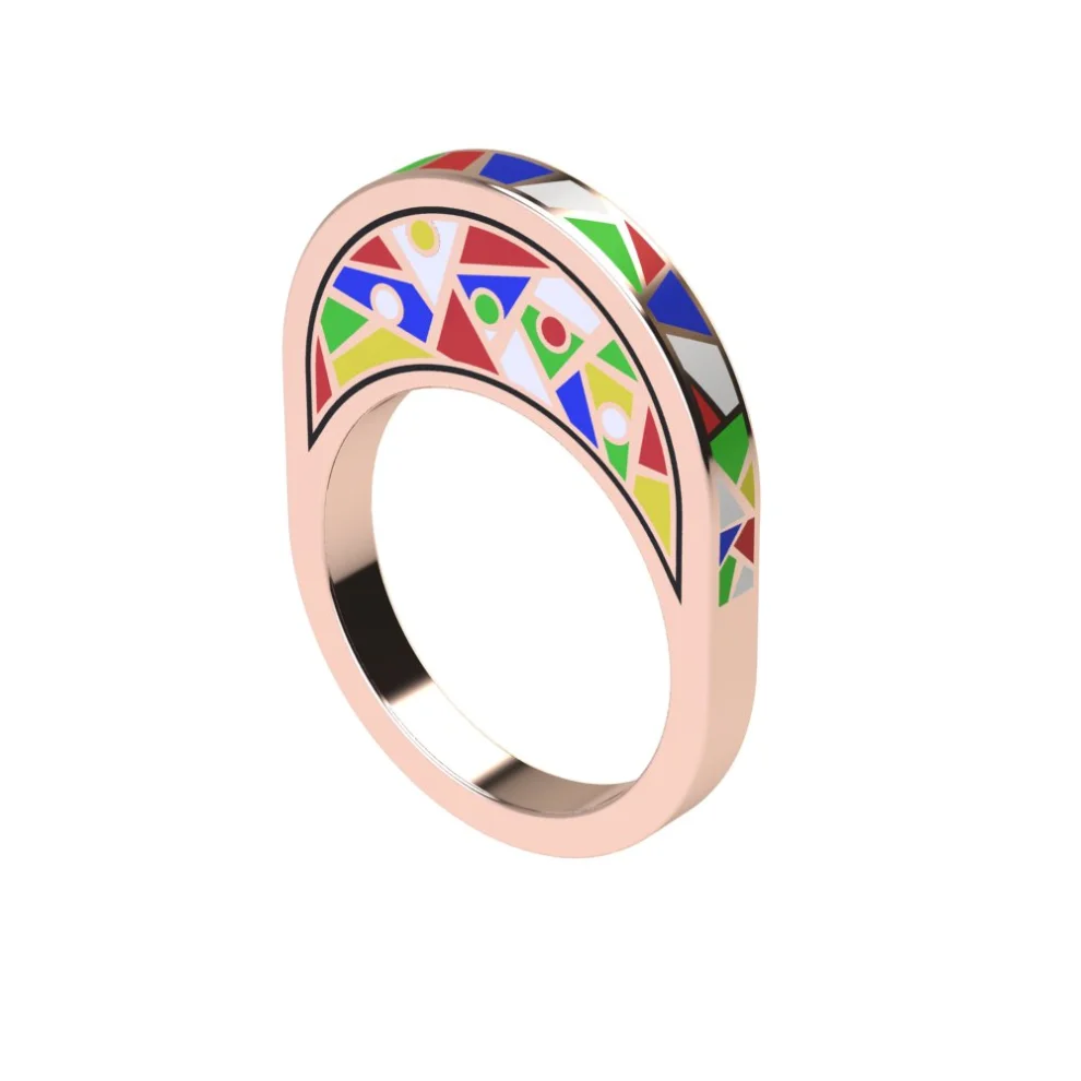Fia Silver - Varia Ring - Il 15 Pink | hipicon