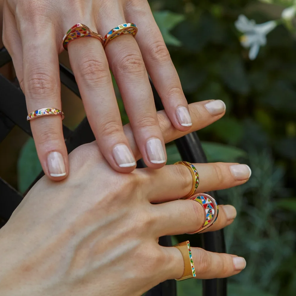 Fia Silver - Varia Ring - Il 15 Pink | hipicon