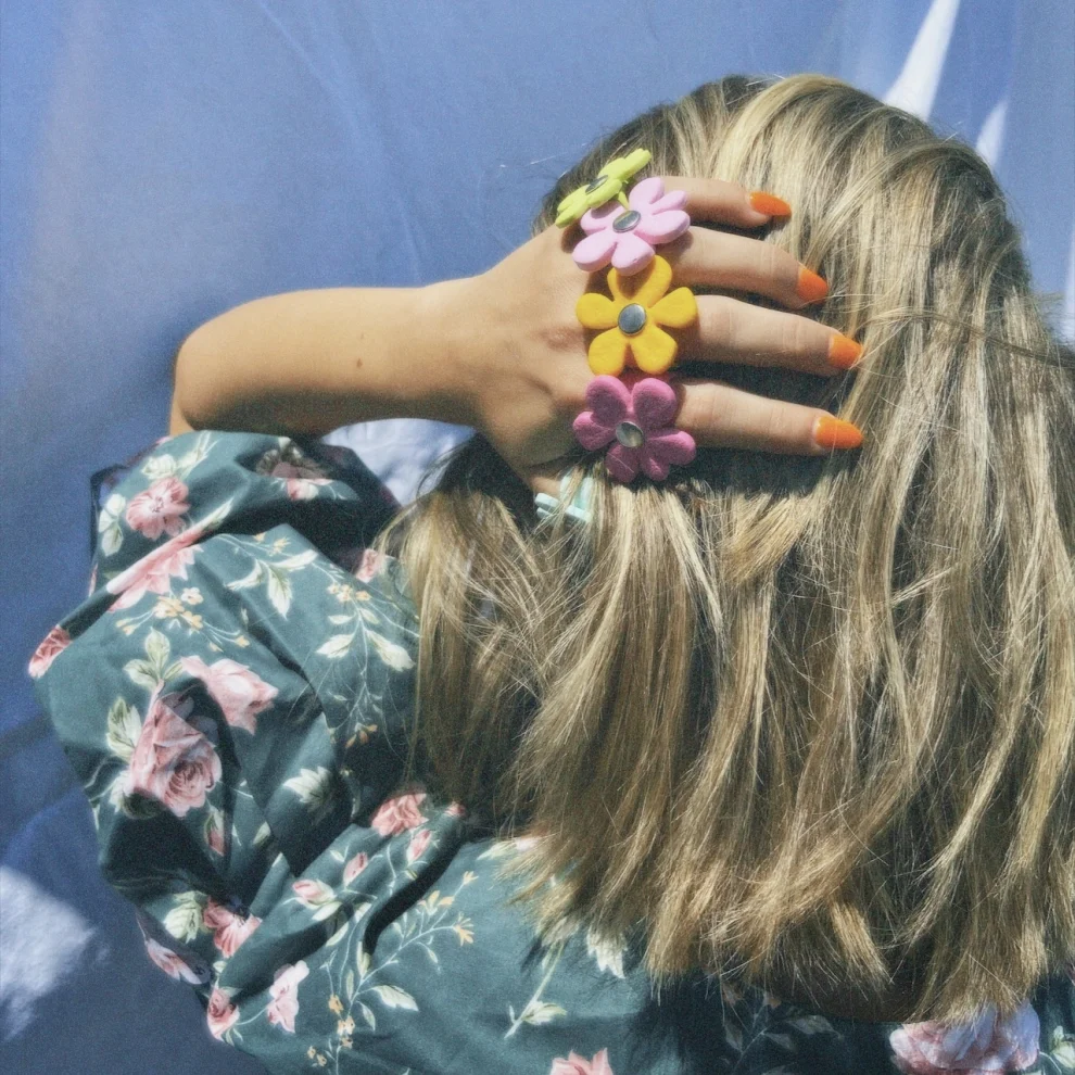 Lei - Daisy Ring Mint Green | hipicon