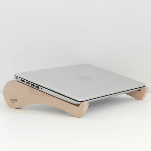 Fagus Wood - Wooden Laptop Macbook Stand - Cosmo | hipicon