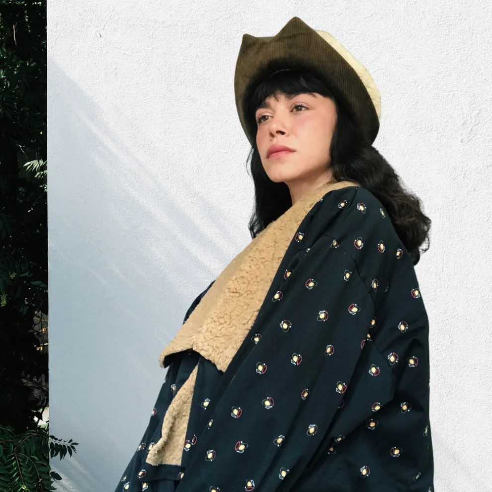 Thirty Three Design - Velvet Fur Detailed Hat S Light Brown-Cream | hipicon