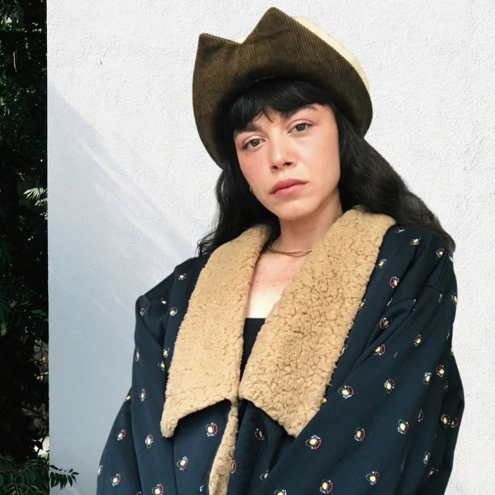 Thirty Three Design - Velvet Fur Detailed Hat S Light Brown-Cream | hipicon