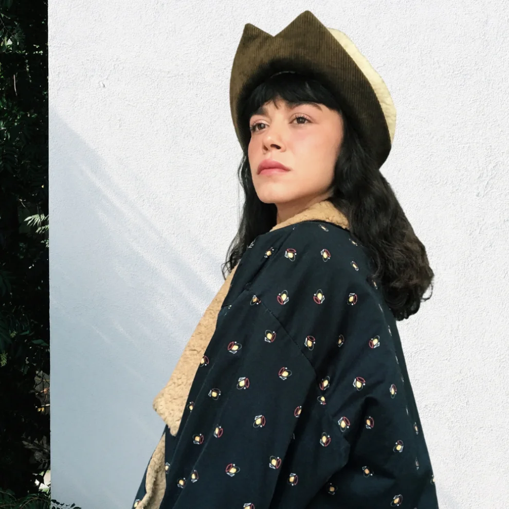 Thirty Three Design - Velvet Fur Detailed Hat S Light Brown-Cream | hipicon