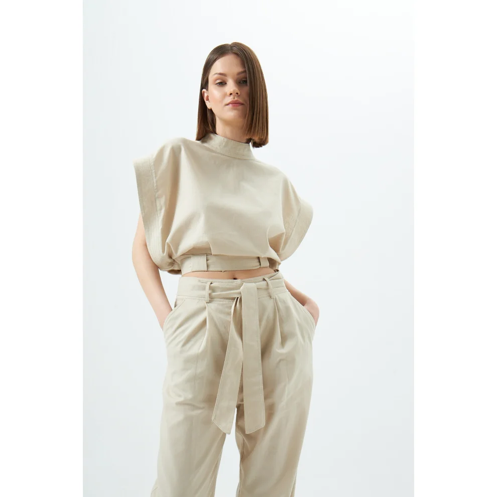 Wabi Sabi - Tyra Top S-M Beige - SOLD OUT | hipicon