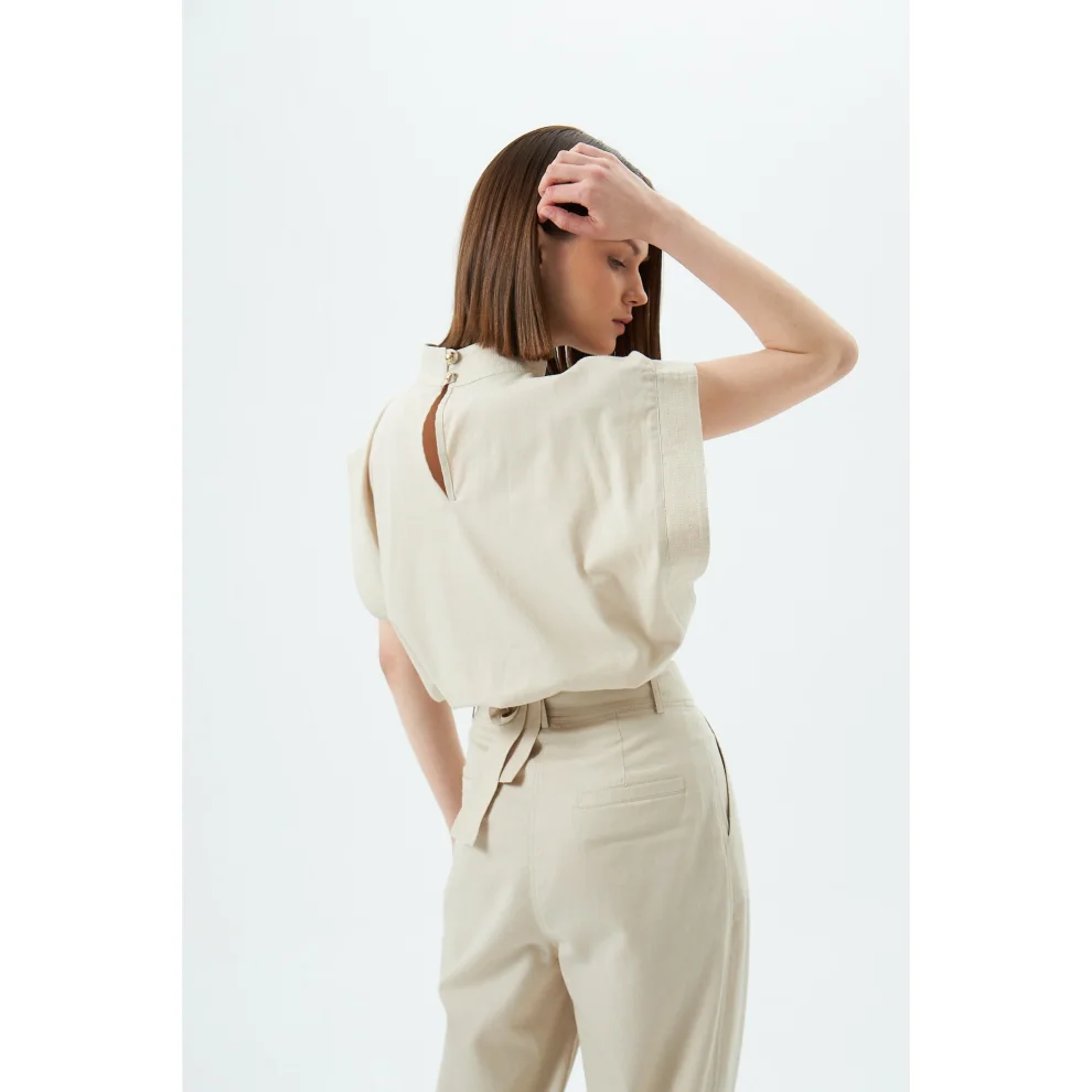 Wabi Sabi - Tyra Top S-M Beige - SOLD OUT | hipicon