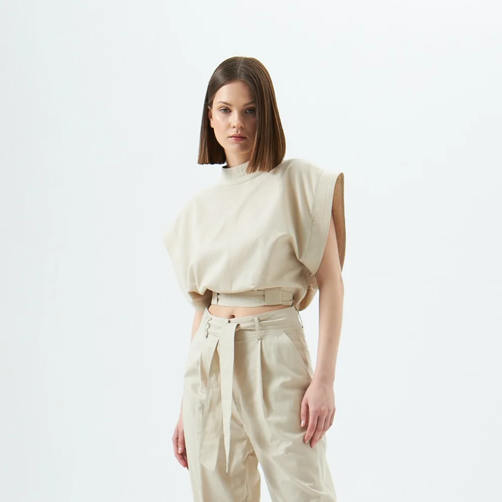 Wabi Sabi - Tyra Top S-M Beige - SOLD OUT | hipicon