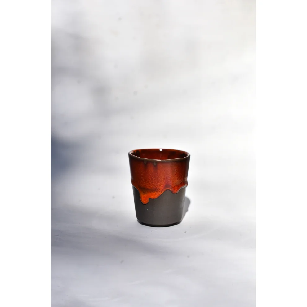 Feeka Design - Lungo Cup Dark Orange | hipicon