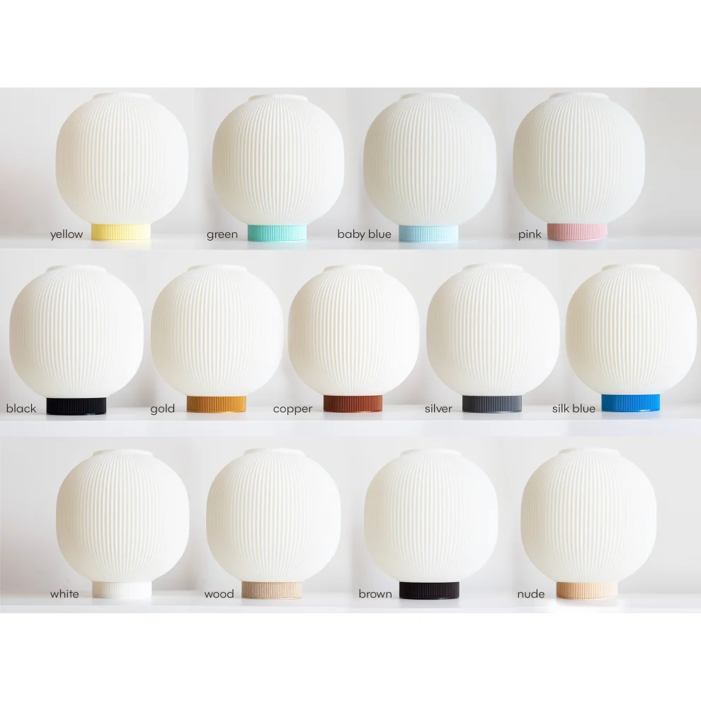 Soli Workshop - Pepon - Table Lamp Silver | hipicon