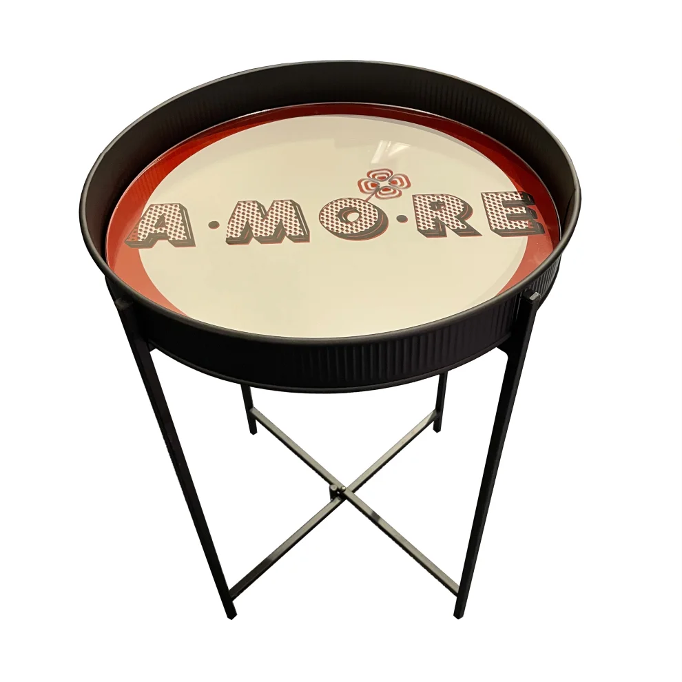 Peramu Design - Amore Side Table Black Red | hipicon