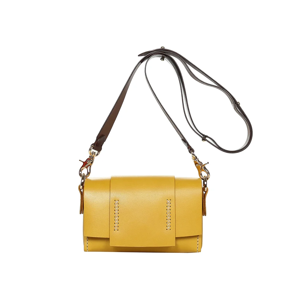 Mozza Tri Mini Crossbody Bag Yellow Hipicon