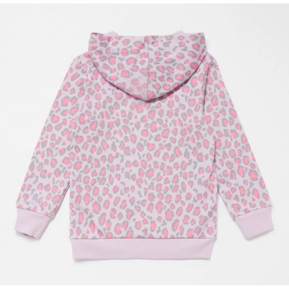My Cutie Pie Leopard Print Hoodie Sweatshirt Pink Age 12 Hipicon