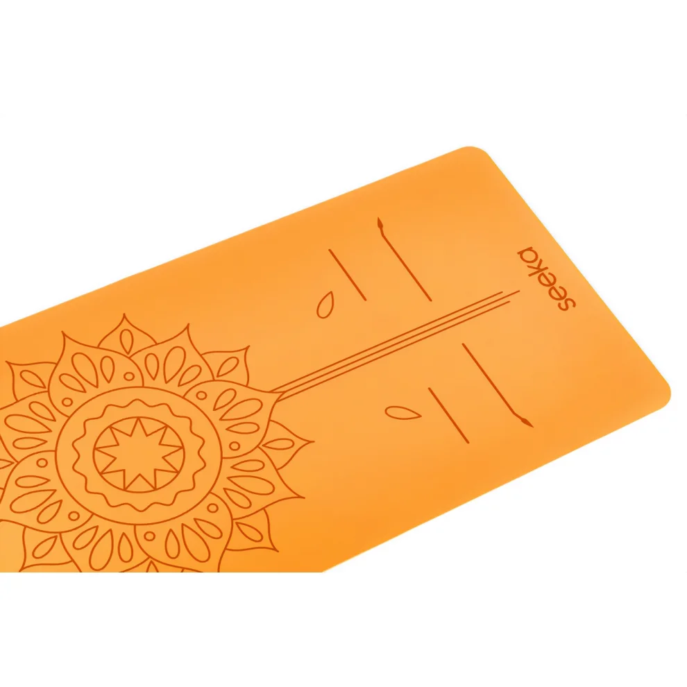 Seeka Yoga - Pro Series Sun Yoga Mat Orange | hipicon