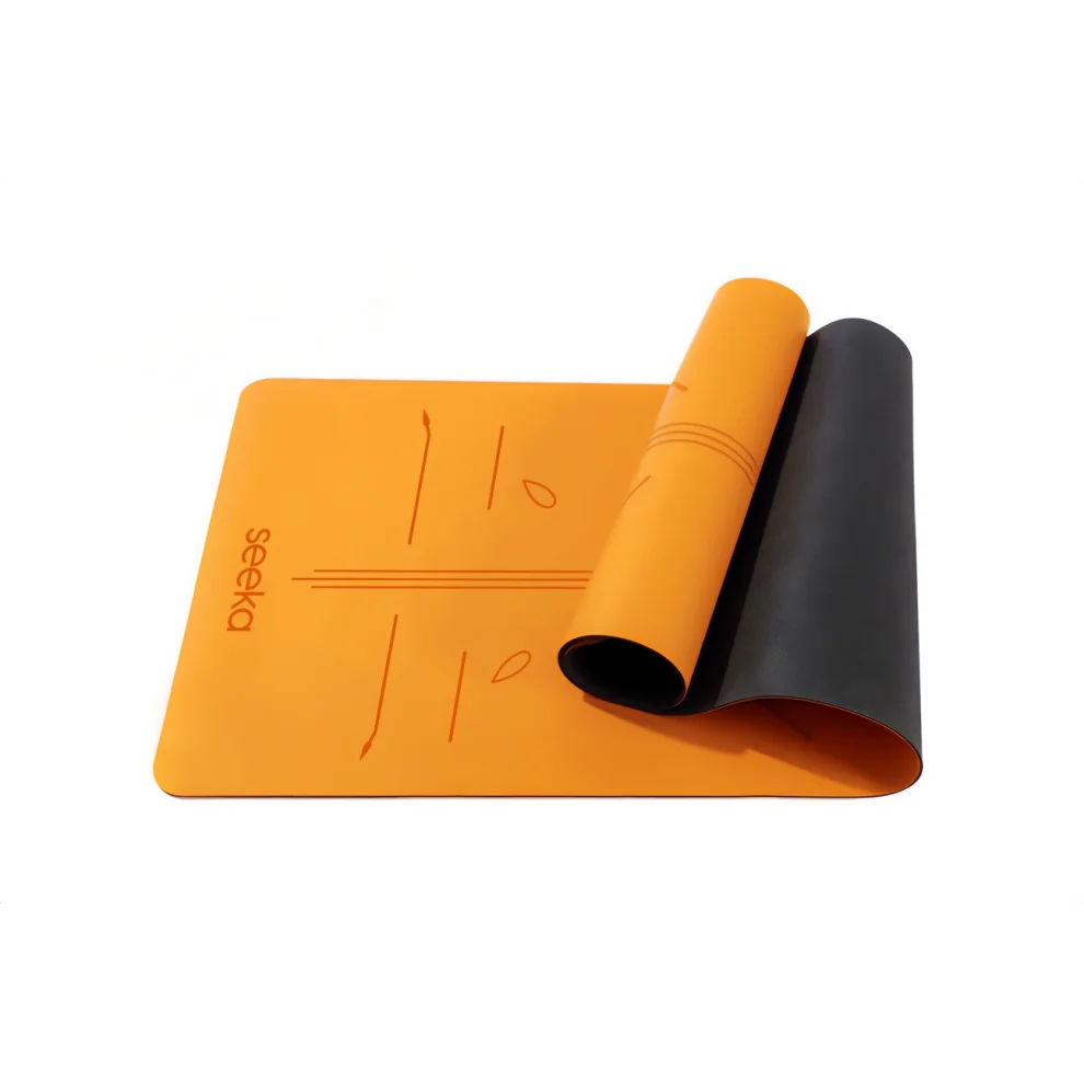 Seeka Yoga - Pro Series Sun Yoga Mat Orange | hipicon