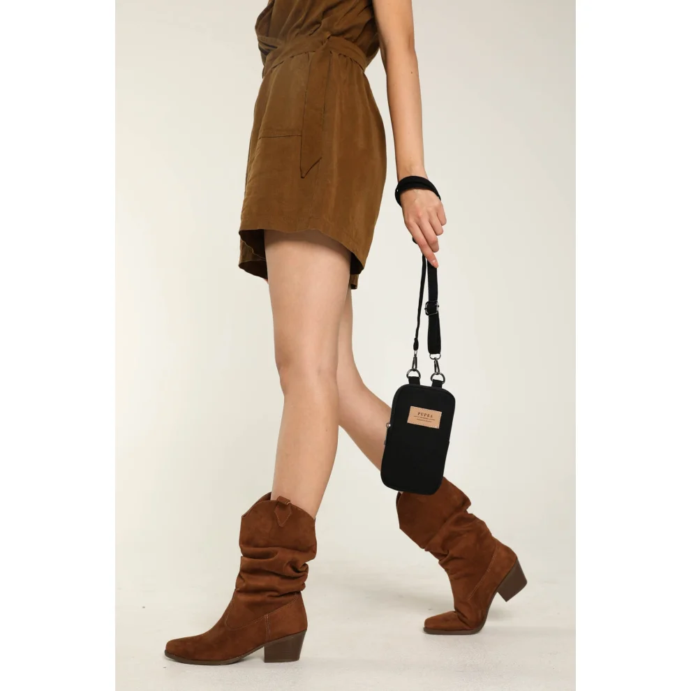 Pupba - Line Phone Bag Black | hipicon