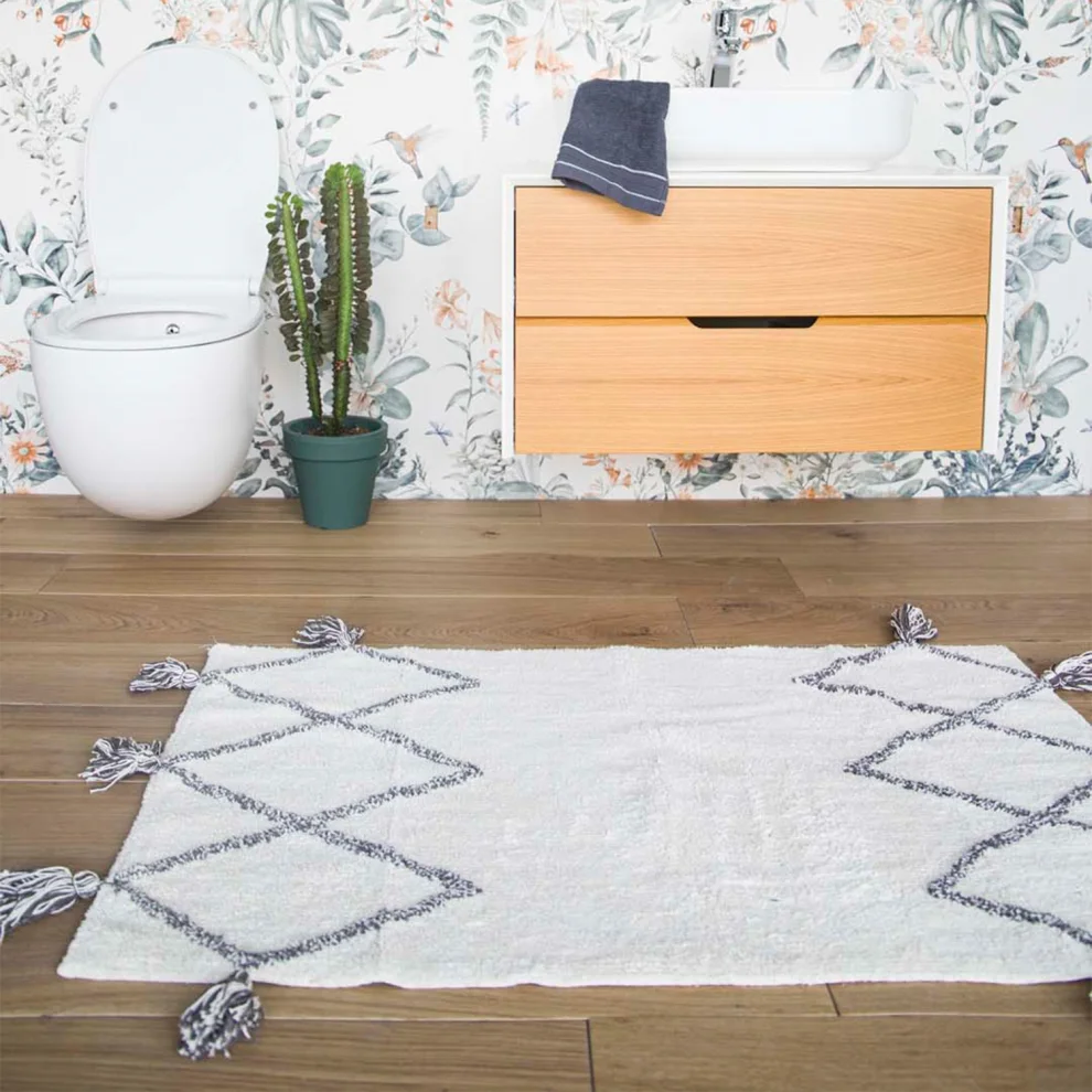 İrya - Agnes Bath Mat 70x100 cm - SOLD OUT Ecru - SOLD OUT | hipicon