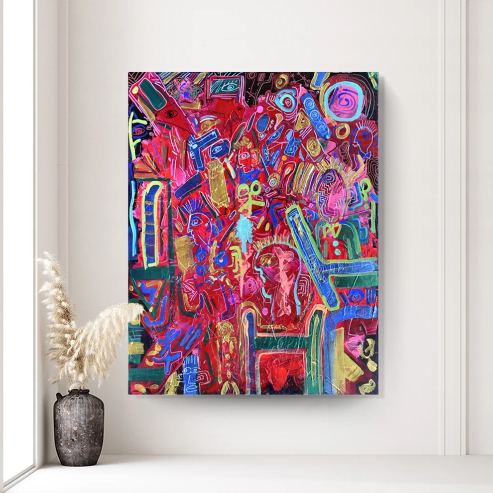 Lovinart - The Fk Man By Ferruh Karakaşlı Print Box (Black) 60x48 cm ...