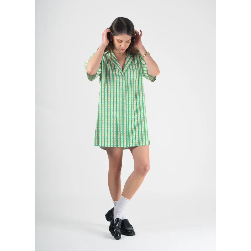 Pemy Store - Grass Shirt - Dress L Green | hipicon