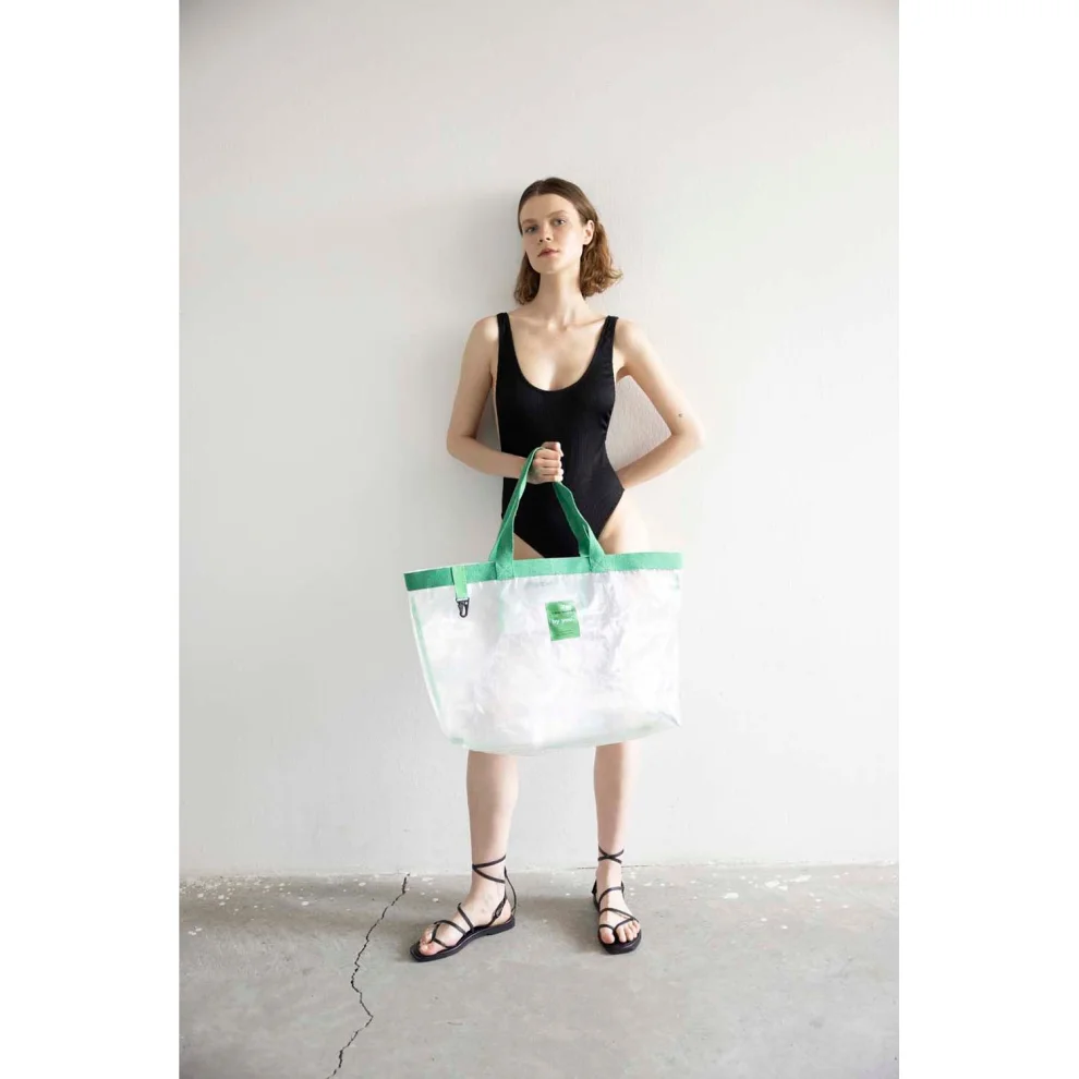 Huge Element - Stitch Transparent Beach Bag | hipicon