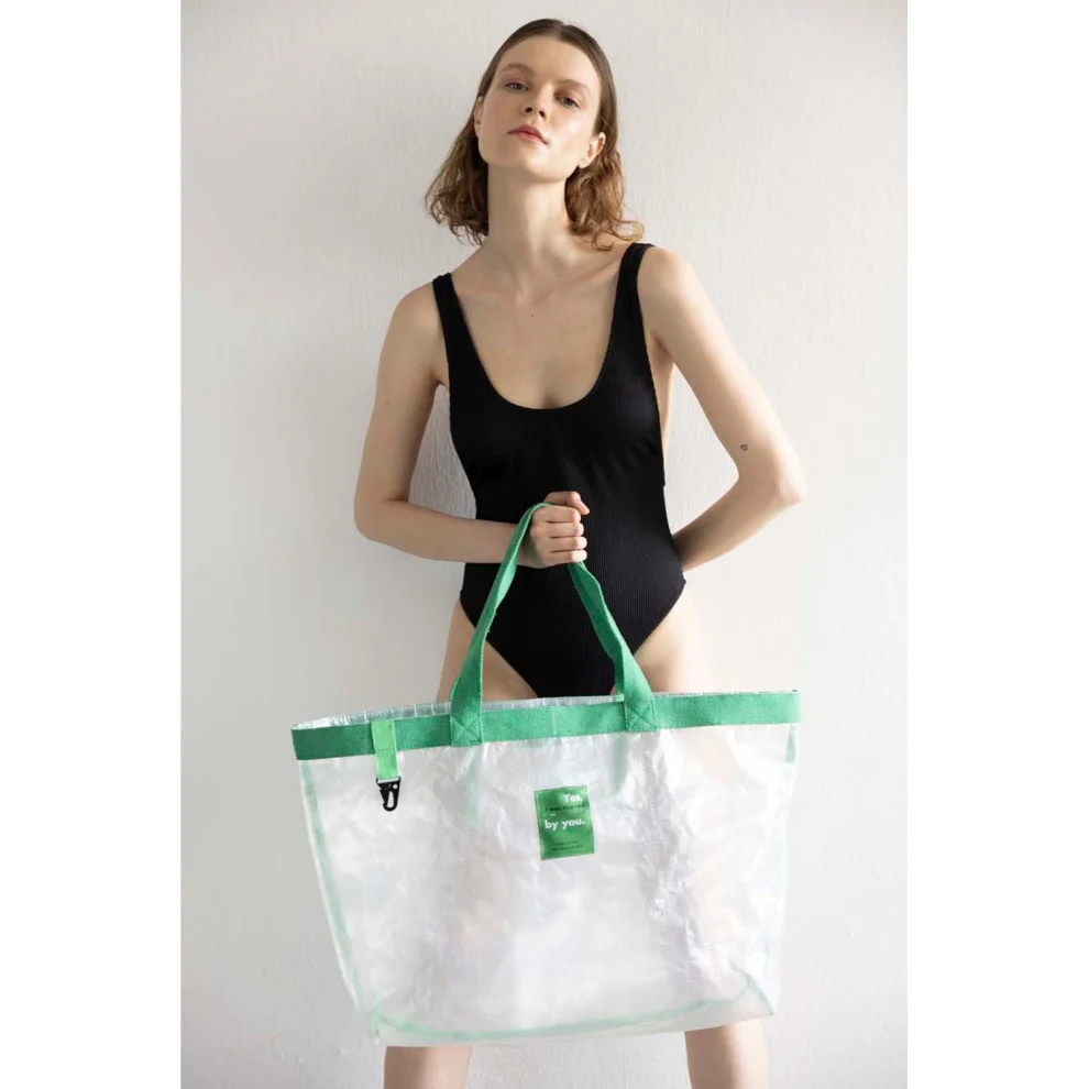 Huge Element - Stitch Transparent Beach Bag | hipicon