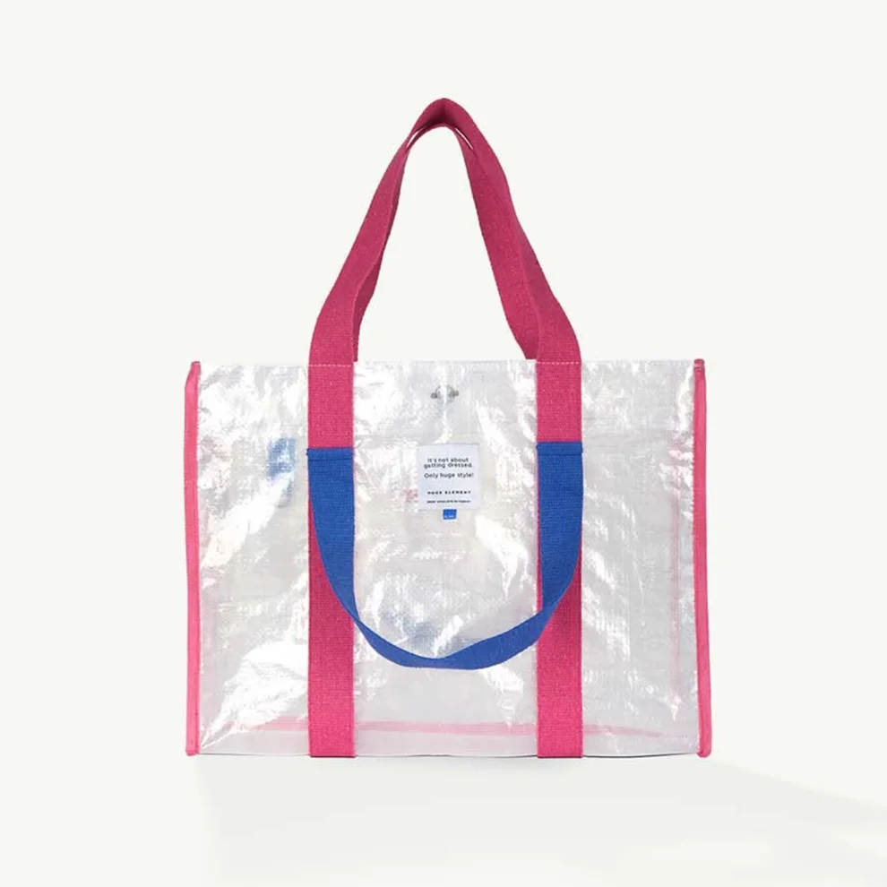 Huge Element - Pilsa Transparent Beach Bag Clear | hipicon