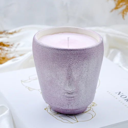 Norn Design Studio - Face Shaped Candle White | hipicon