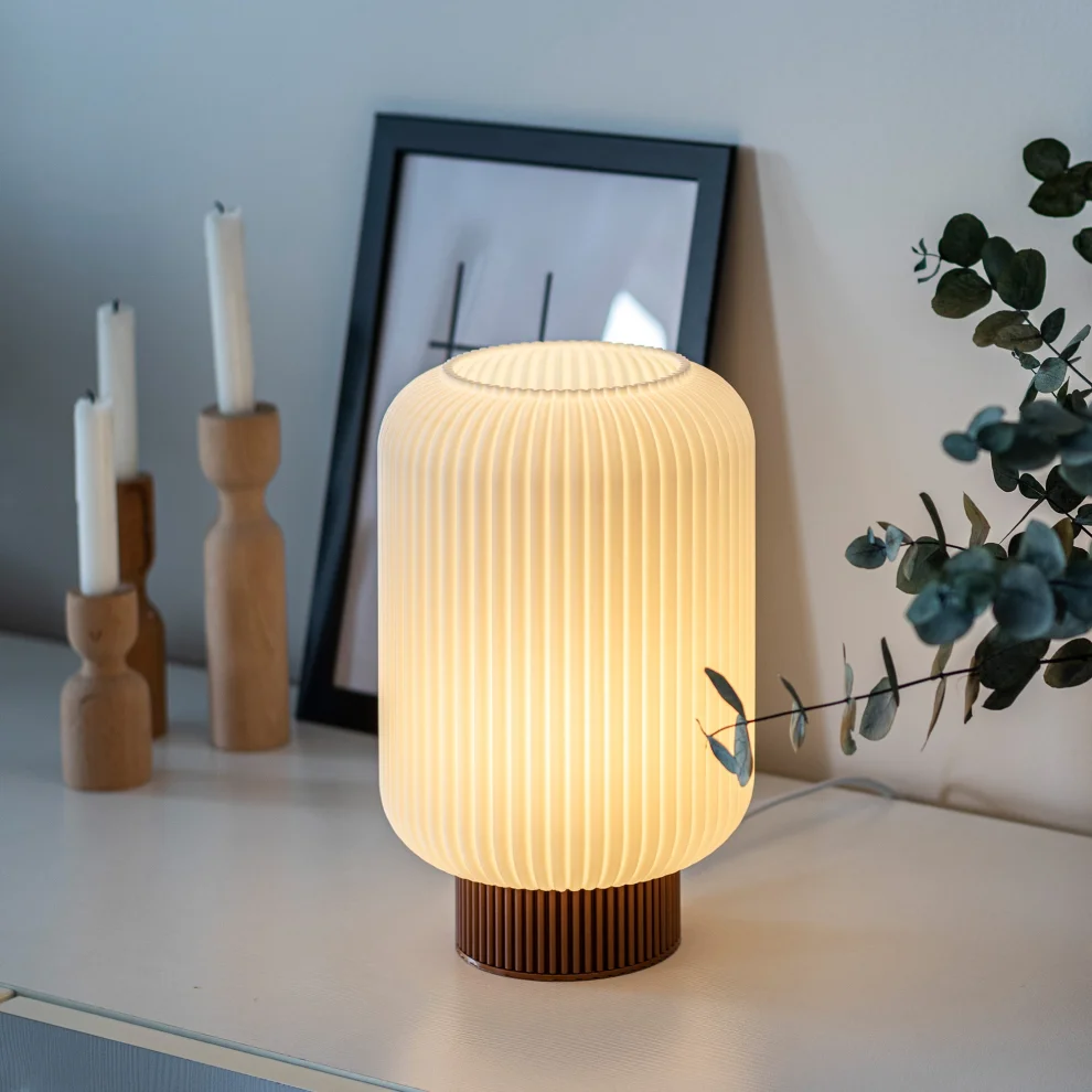 Soli Workshop - Helios Table Lamp 27cm Copper | hipicon