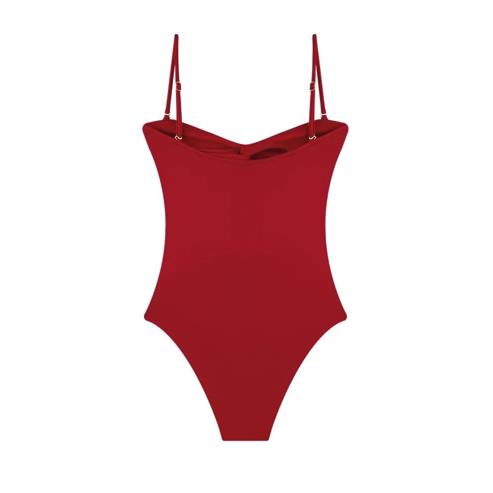 Bia Swimwear - Sirena Fiery Swimsuit S Red | hipicon