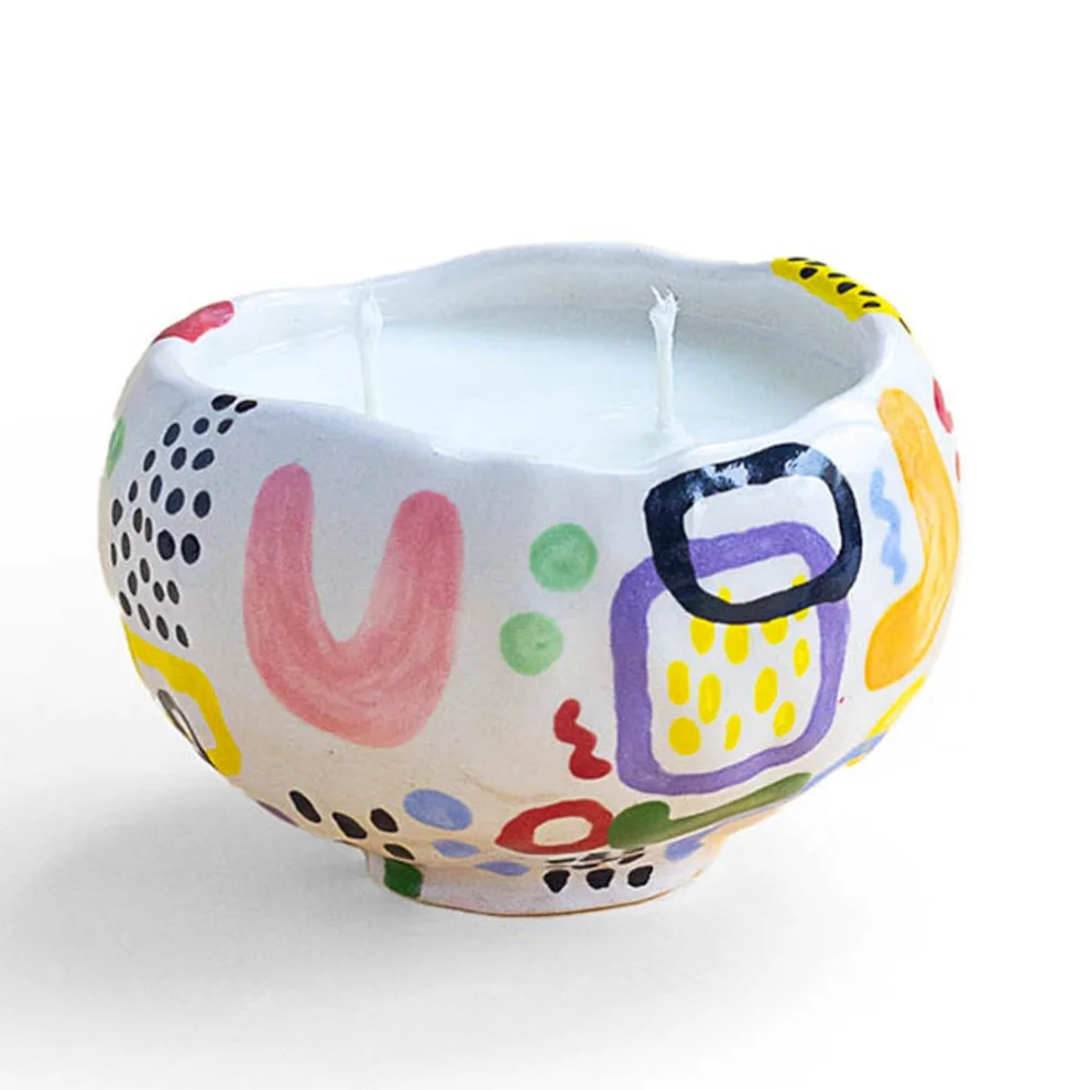 The Goatz Candles - Rose Garden Scented Pop Up Ceramic Candle | hipicon