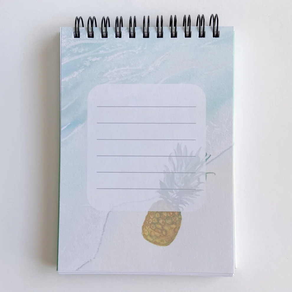 Atelier Dma - Tropical A6 Spiral Notebook Blank A6 | hipicon