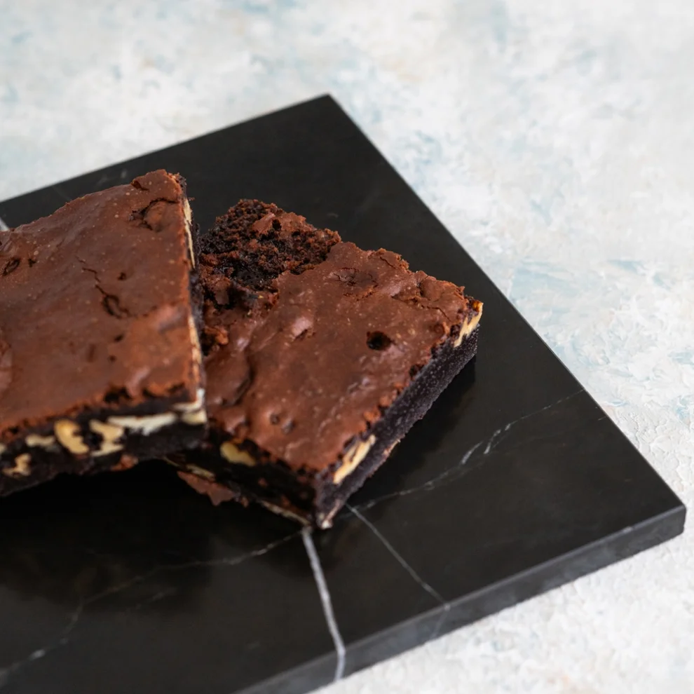 Marwoo Concept - Toros Marble - Square Presentation Plate Black Nero ...