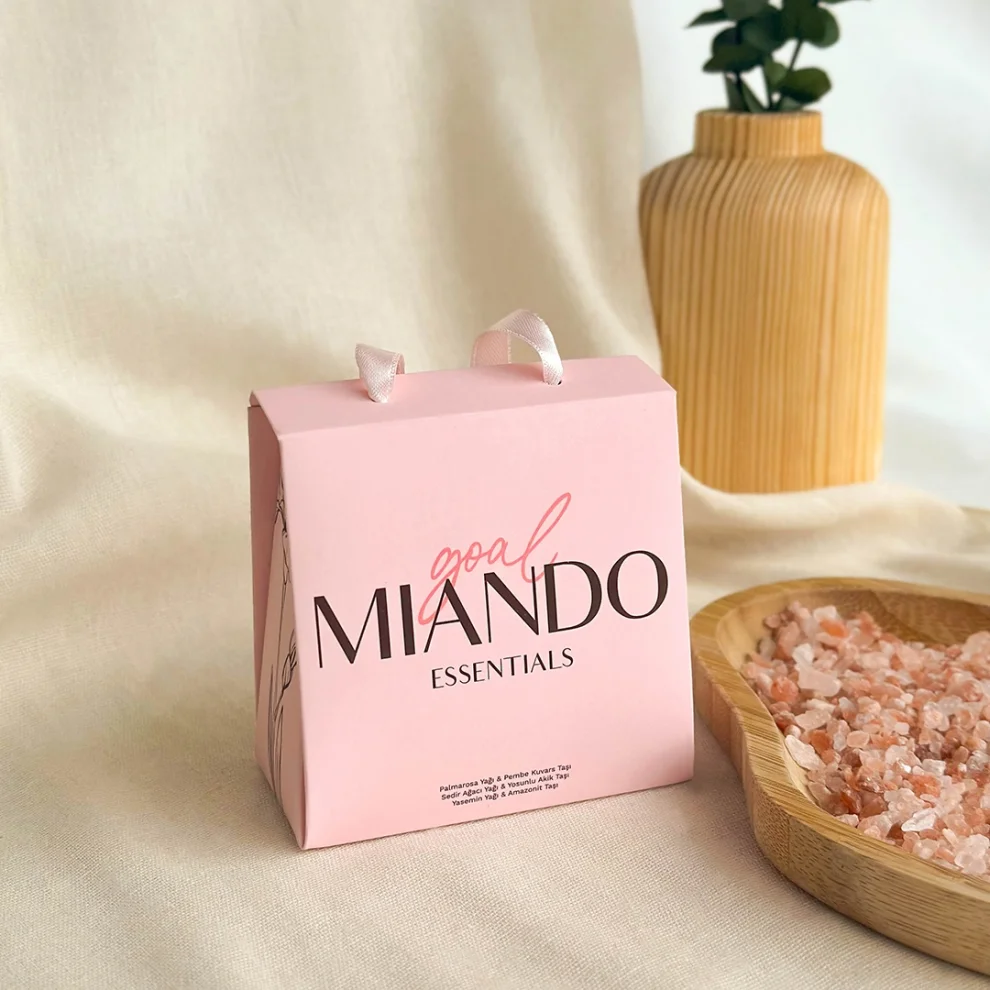 Miando Essentials - Goal Set / Essential Oil And Crystal Roll On Set ...