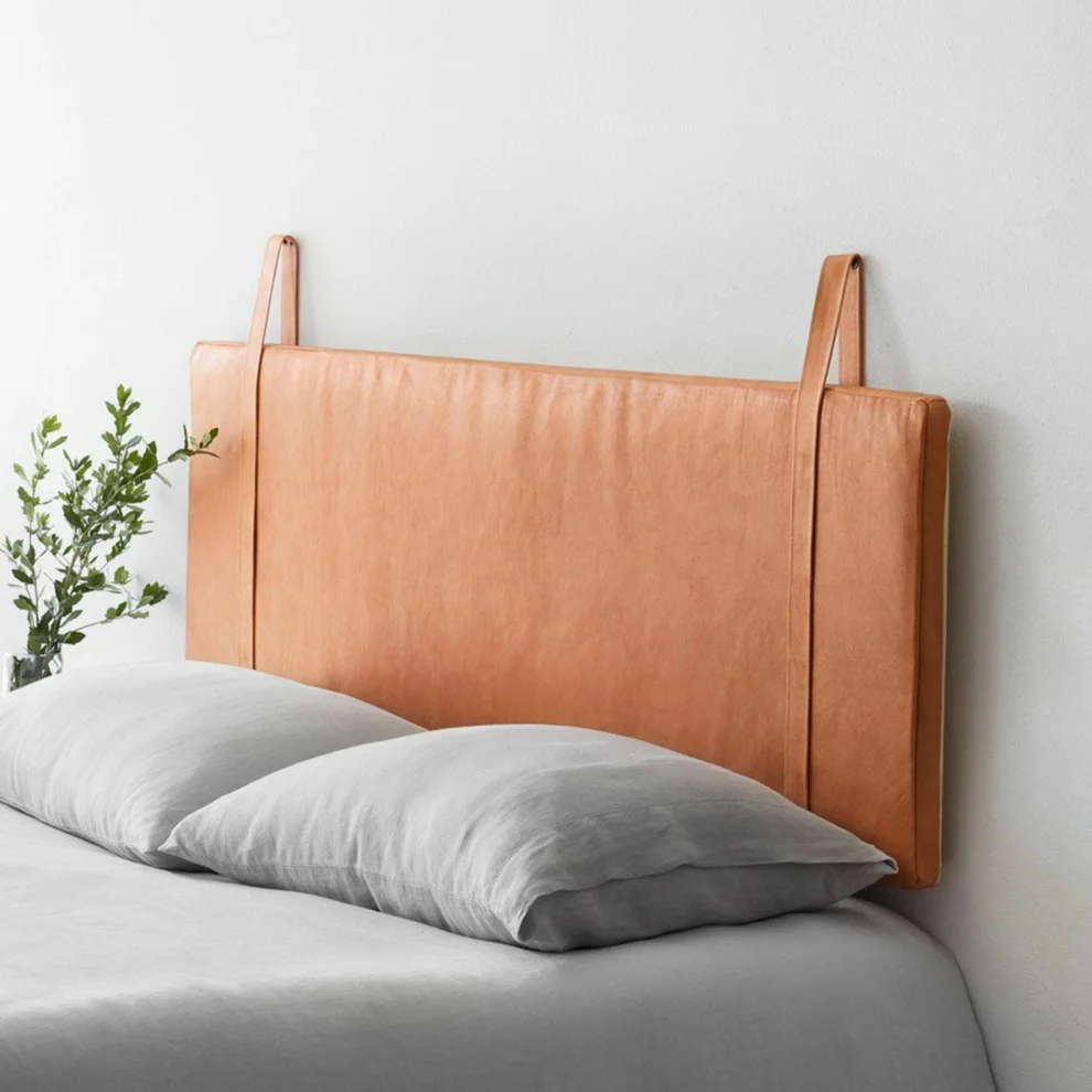 Sohomanje Real Leather Bed Headboard hipicon