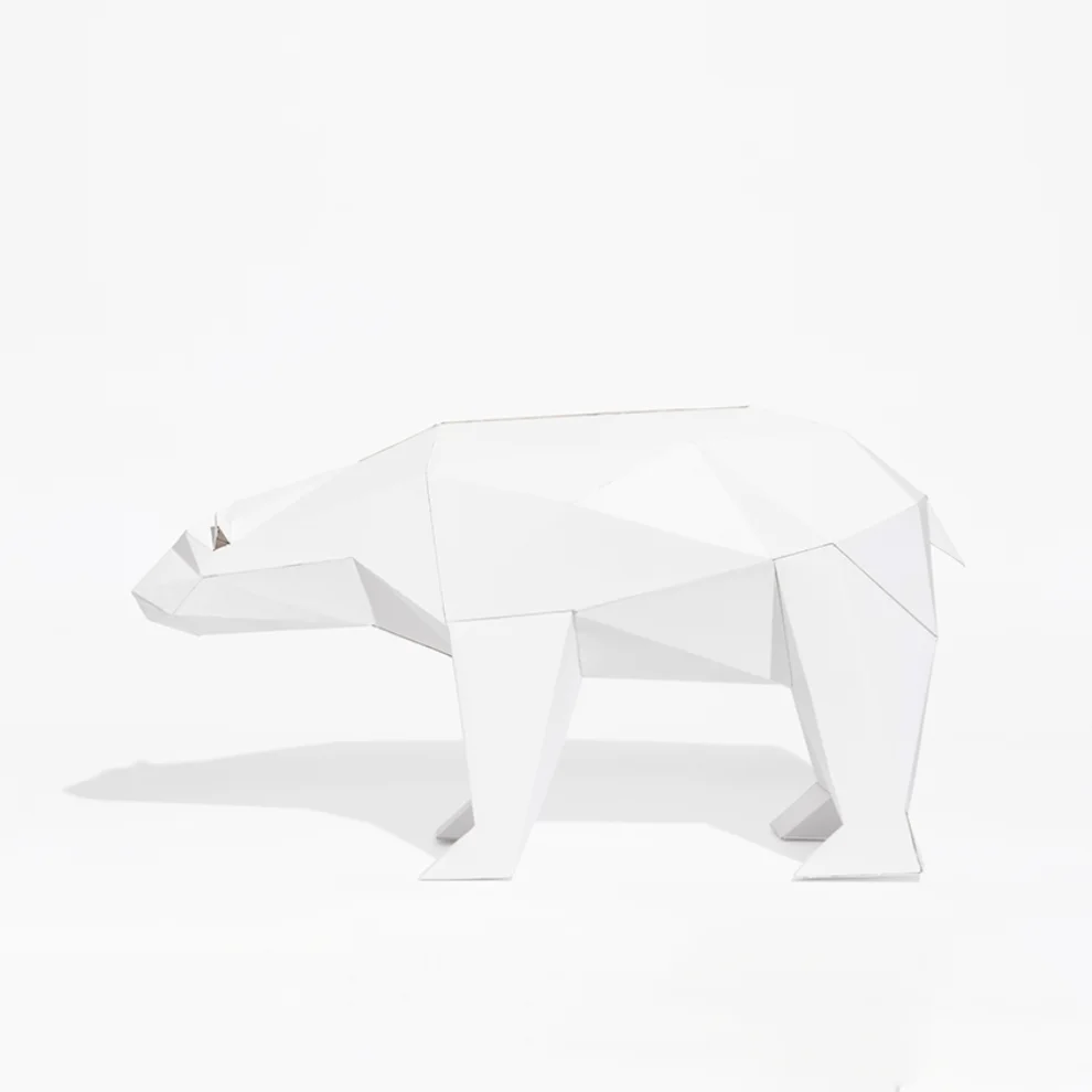 Seb Studio - Seb_polarbear Diy A Sculpture Kit White | hipicon