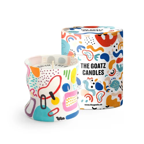 THE GOATZ - Glass Pop Up Soy Candle - Fig Flowers Fragrance | hipicon