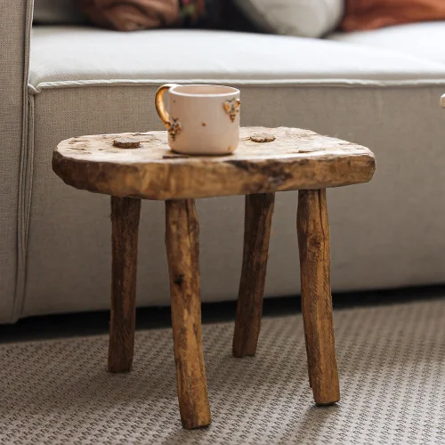 Fin All Design - 25 Natual Wood Stool | hipicon