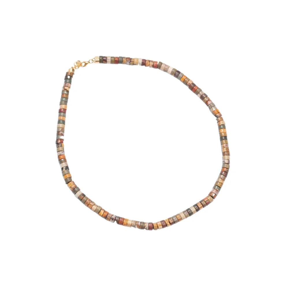Studio D'oro - Bloom Picasso Jade Necklace | hipicon