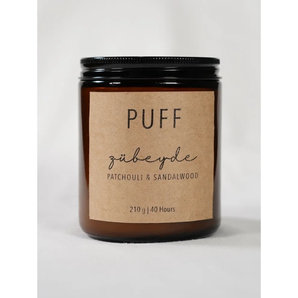 Puff - Forest Scented Soy Candle - Zübeyde 210g | hipicon