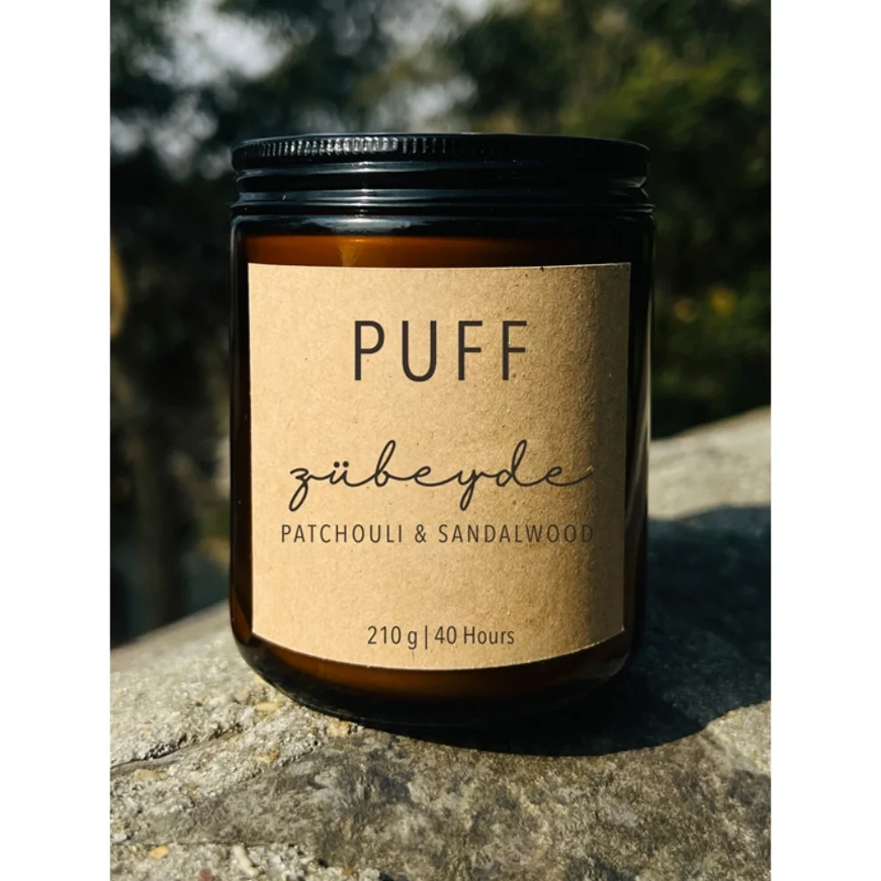 Puff - Forest Scented Soy Candle - Zübeyde 210g | hipicon