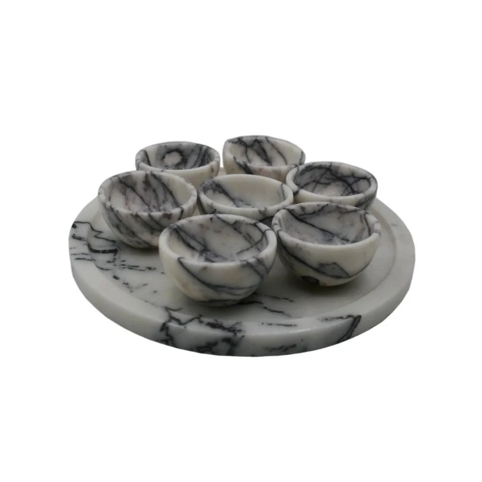 I Concept - Telkhin Marble Snack Set 8-piece Lilac | hipicon